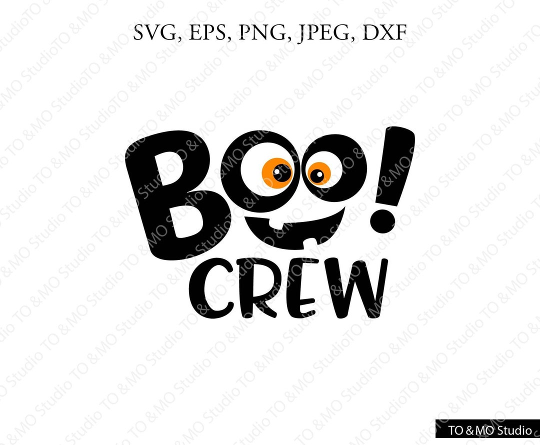 Halloween Svg, Boo SVG, Boo Crew Svg, Ghost Svg, Halloween Cut Files ...