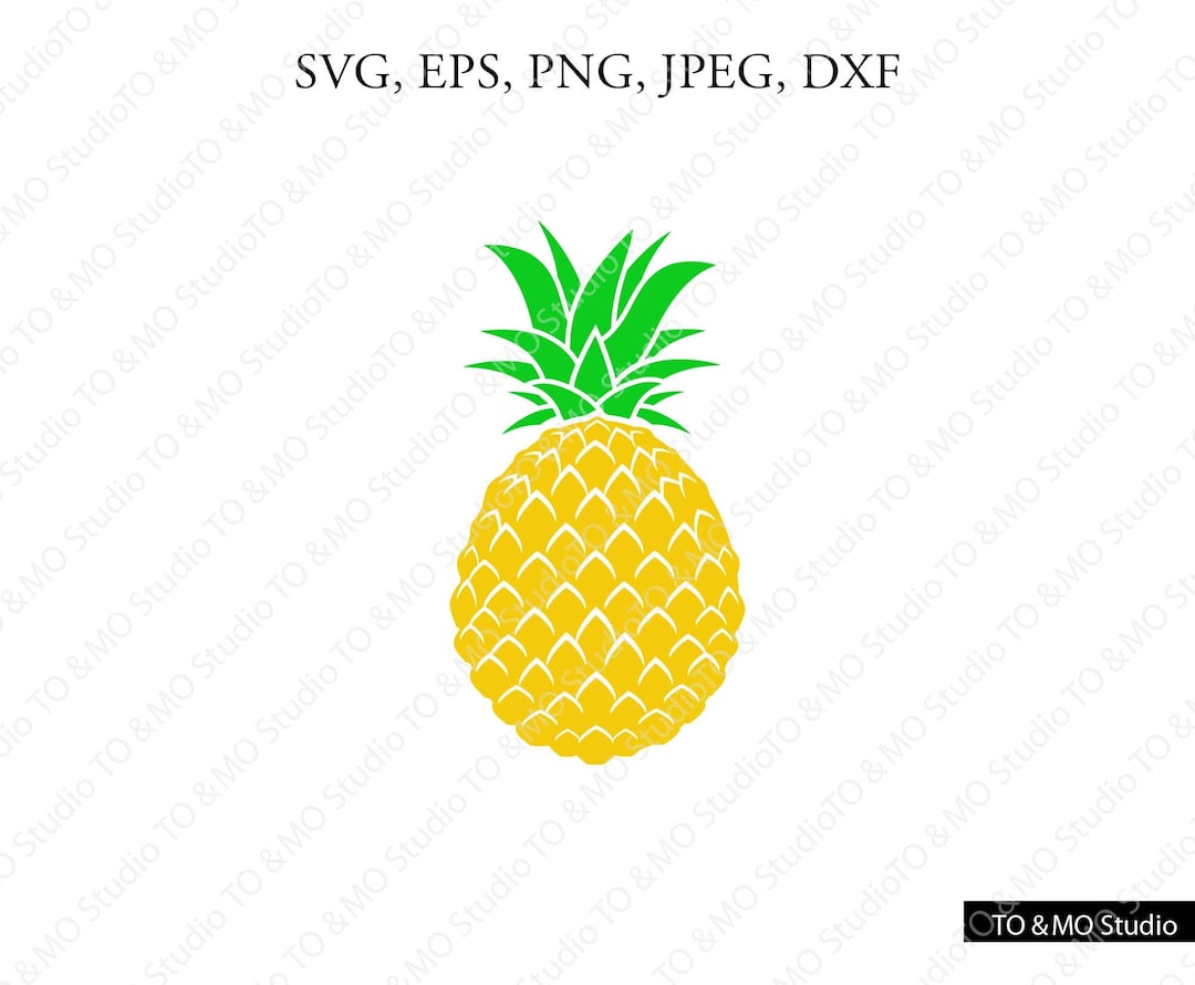 Pineapple SVG, Pineapple Clipart, Pineapple Print SVG, SVG Files ...