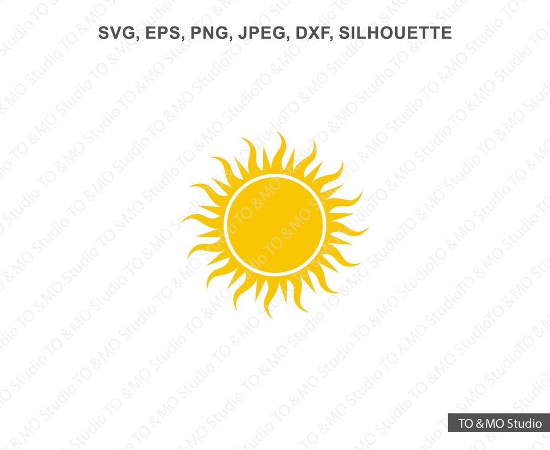Sun Svg, Summer Svg, Sun Clipart, Summer Sun SVG, Beach Svg, SVG Files ...