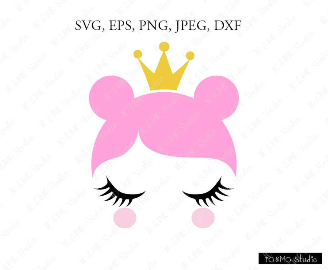 Princess SVG, Girl Svg, Princess Girl Clip Art, Crown Princess SVG ...