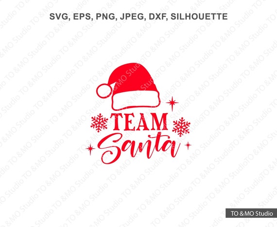 Santa SVG Christmas Santa SVG Team Santa Svg Santa Santa | Etsy