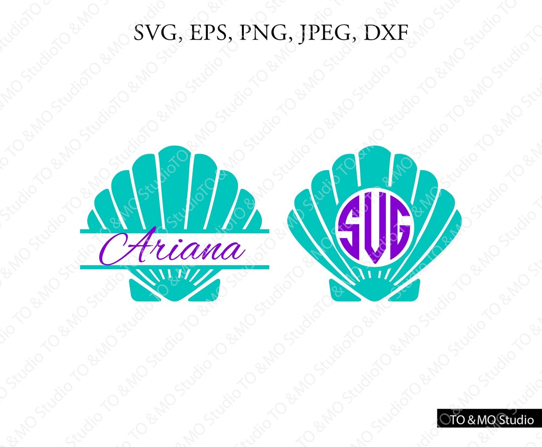 Shell SVG, Mermaid Shell Svg, Mermaid Clip Art, Mermaid SVG, Mermaid ...