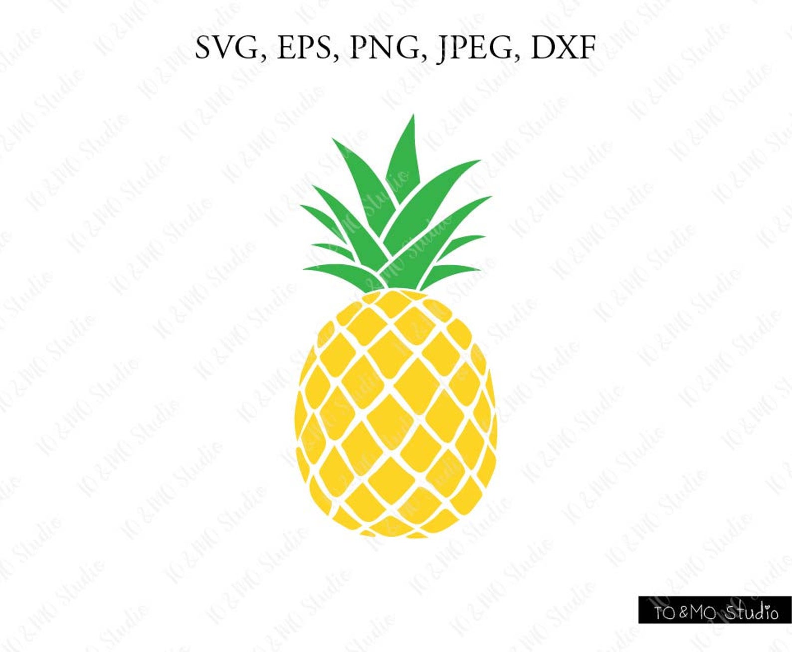 Pineapple SVG Pineapple Clipart Pineapple Print SVG SVG - Etsy