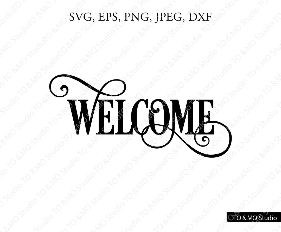 Welcome SVG, Welcome Sign SVG, Welcome, Welcome Clipart,sign SVG ...