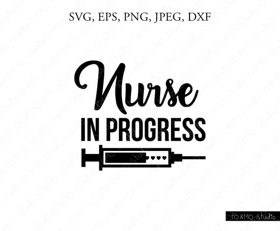 Nurse in Progress SVG Nurse Svg Heartbeat SVG Doctor Svg - Etsy