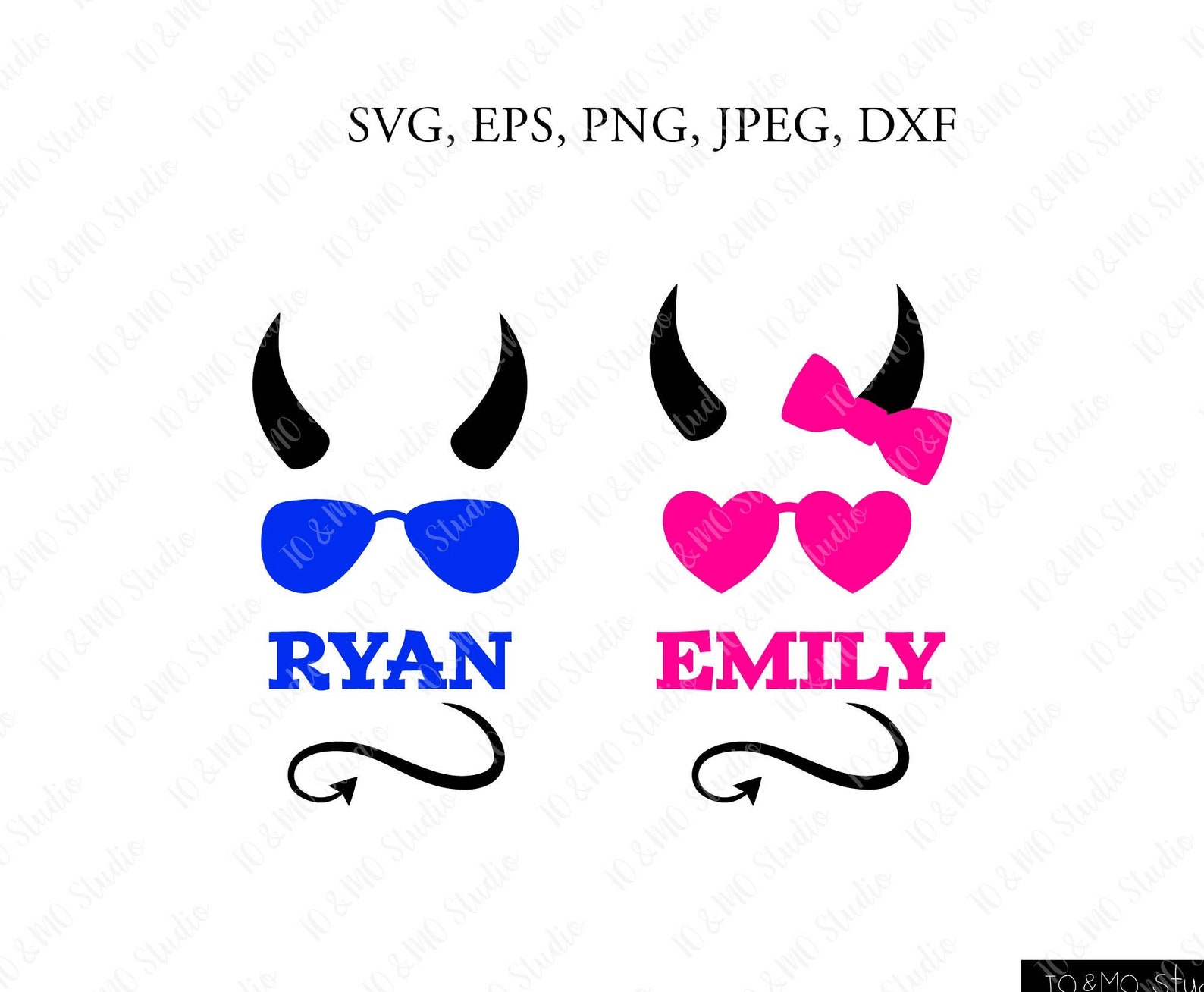 Devil Halloween SVG Devil Monogram Svg Devil Svg Halloween - Etsy