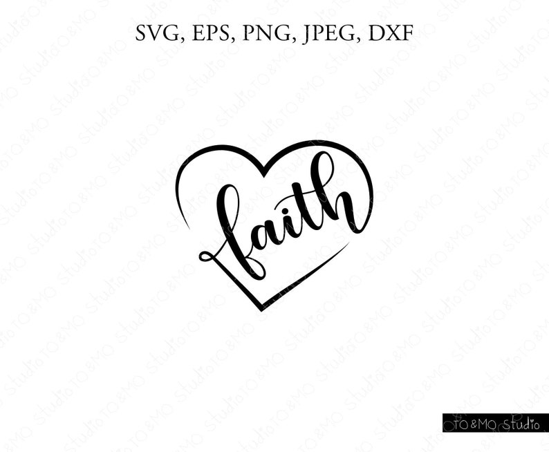 Fe SVG Fe Cruz SVG Cruz Svg Religiosas svg Christian Svg | Etsy