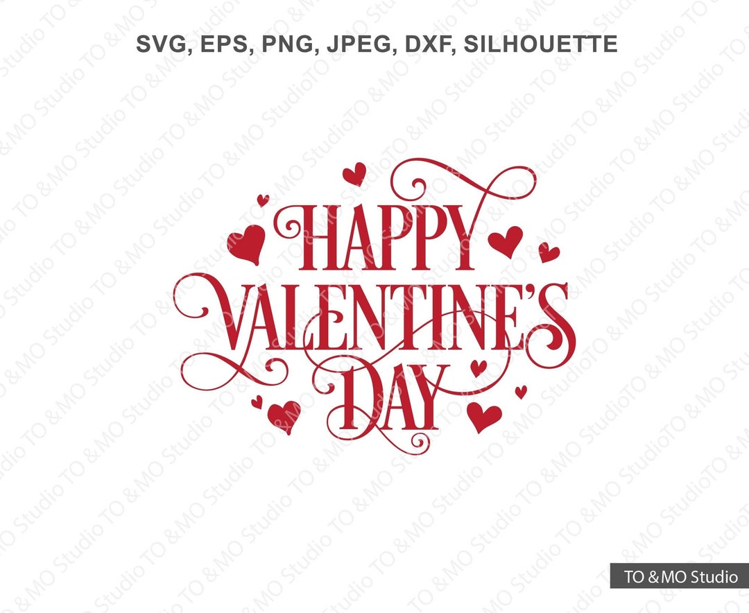 Happy Valentine's Day Svg, Valentine Svg, Happy Valentine Svg, Cupid ...