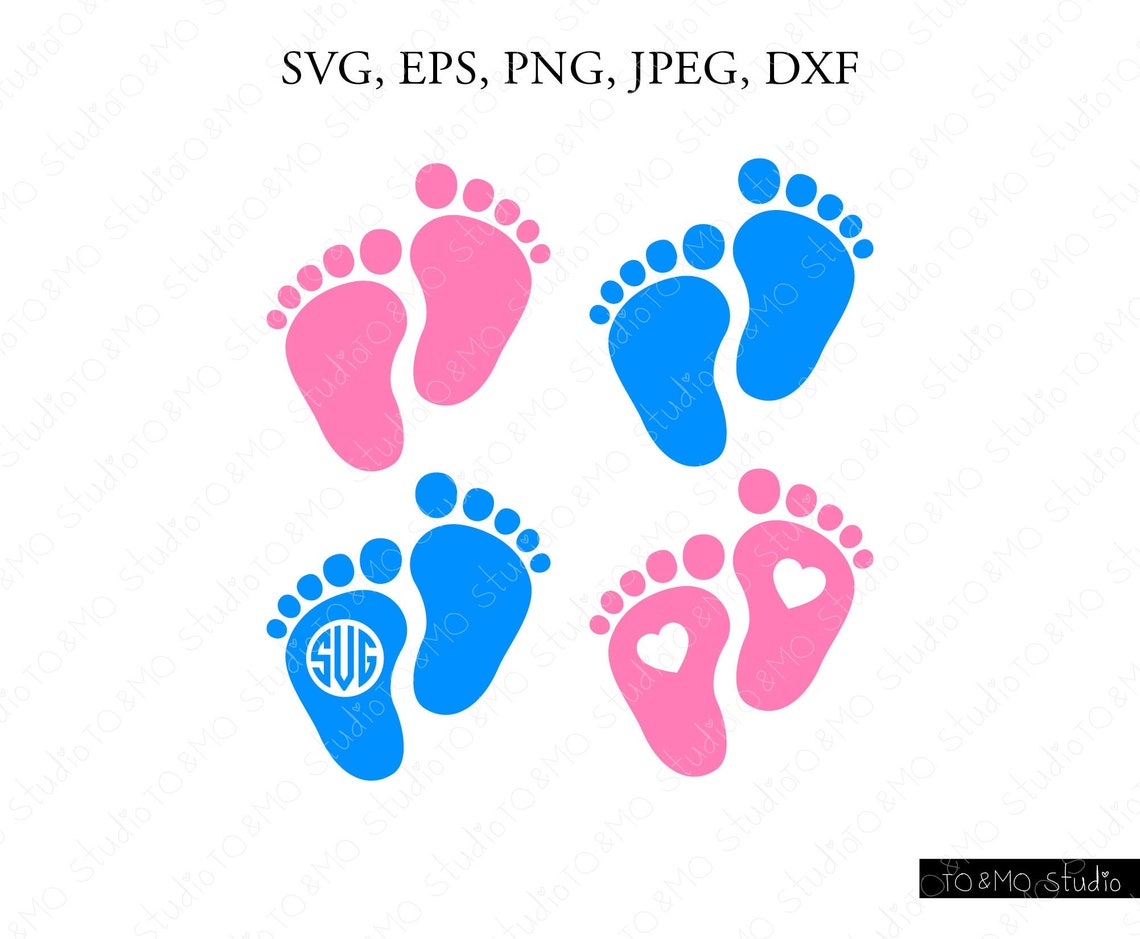 Baby Feet SVG, Little Baby Feet Svg, Baby Feet, Baby Girl Svg, Baby Boy ...