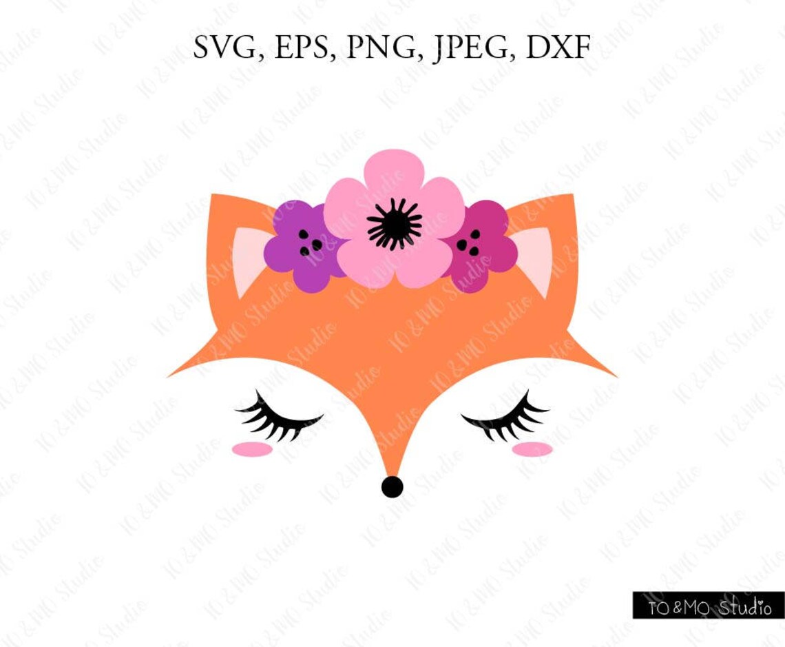 Fox SVG Fox head Svg Cute Fox Clip Art Cute Fox Face SVG - Etsy México