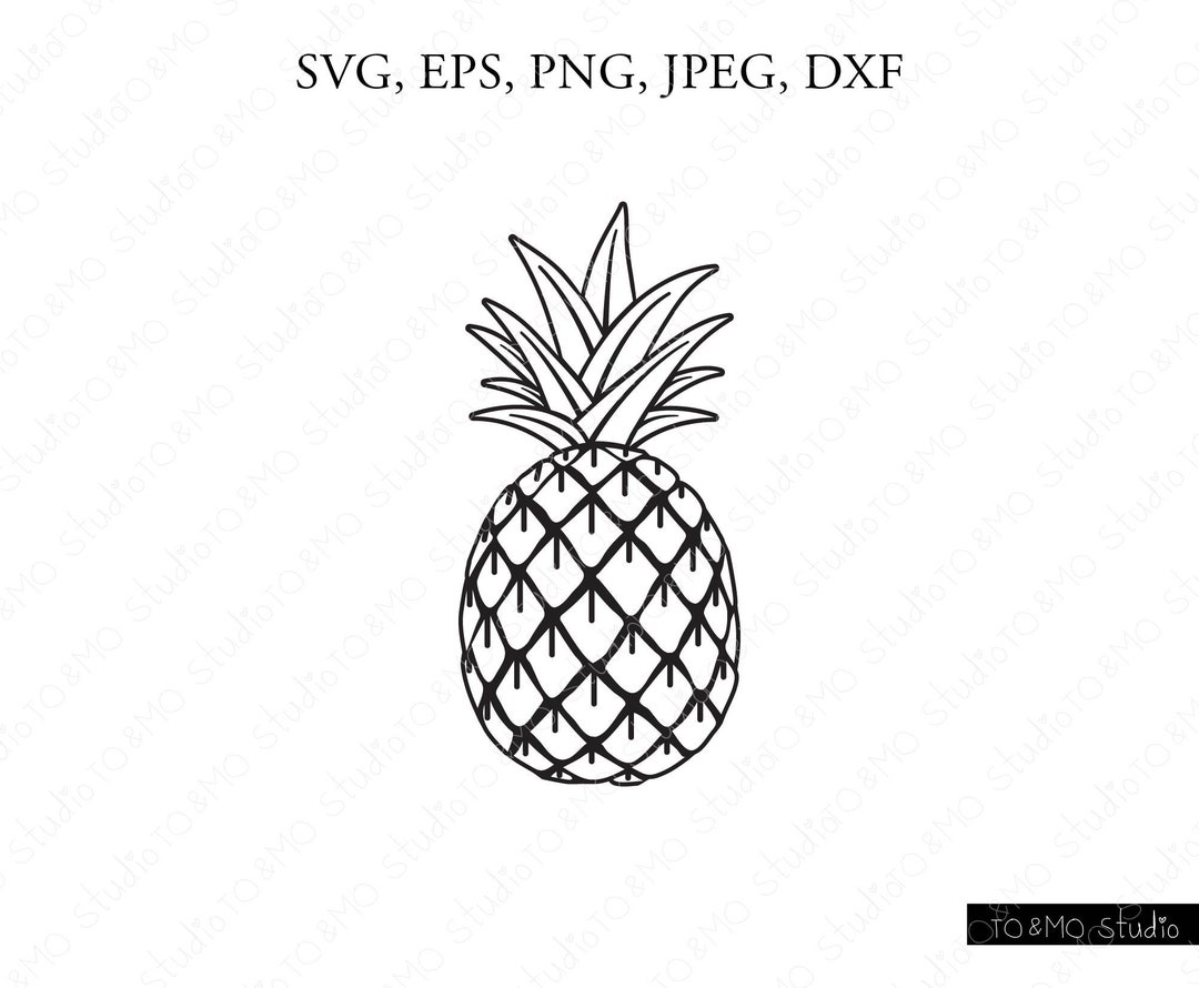 Pineapple SVG, Pineapple Clipart, Pineapple Print SVG, SVG Files ...