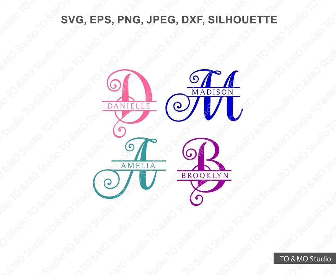 Monogram Svg Monogram Alphabet Svg Monogram Clipart - Etsy Australia