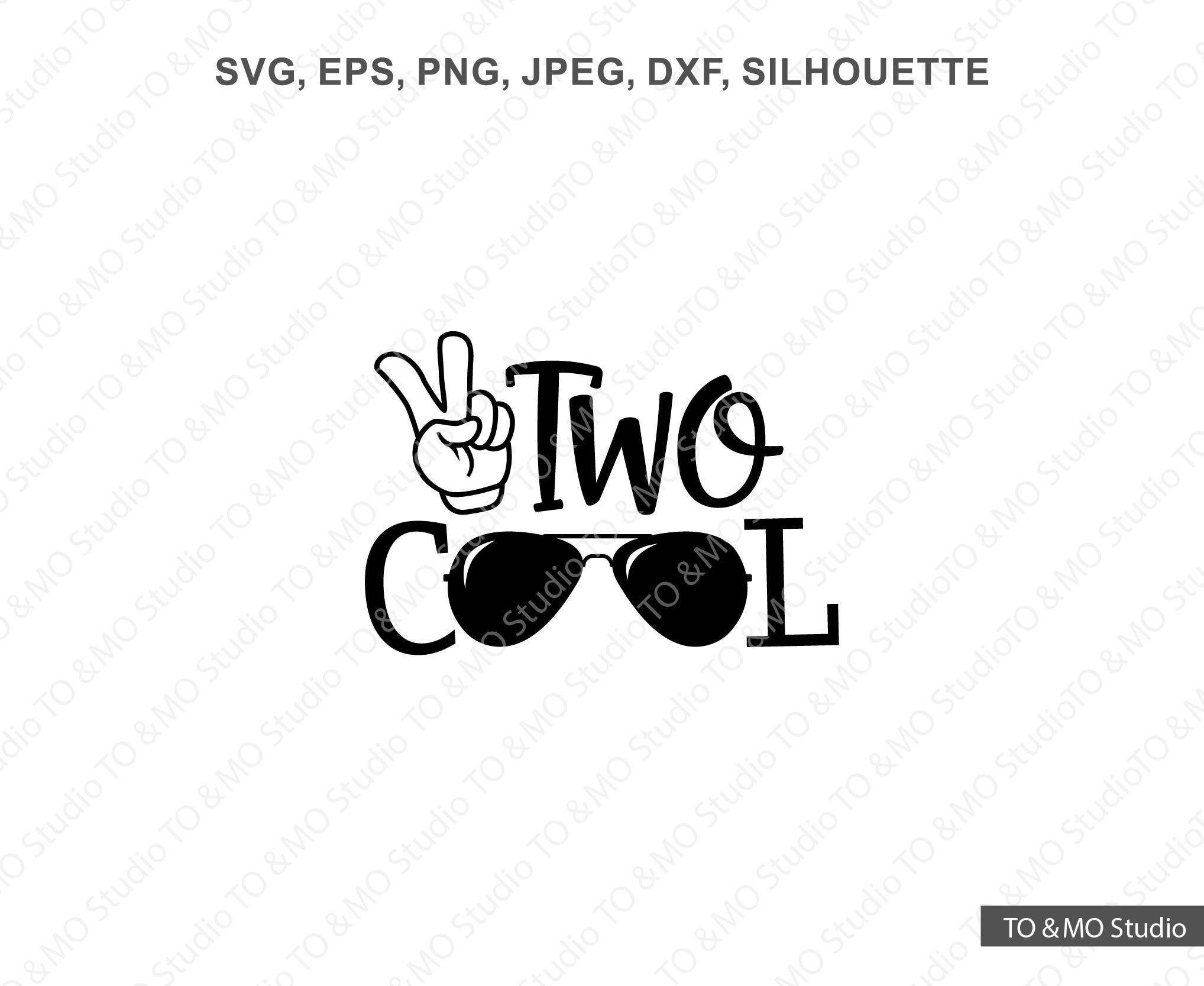 Two Birthday SVG 2nd Birthday Svg Two Cool Svg Birthday - Etsy