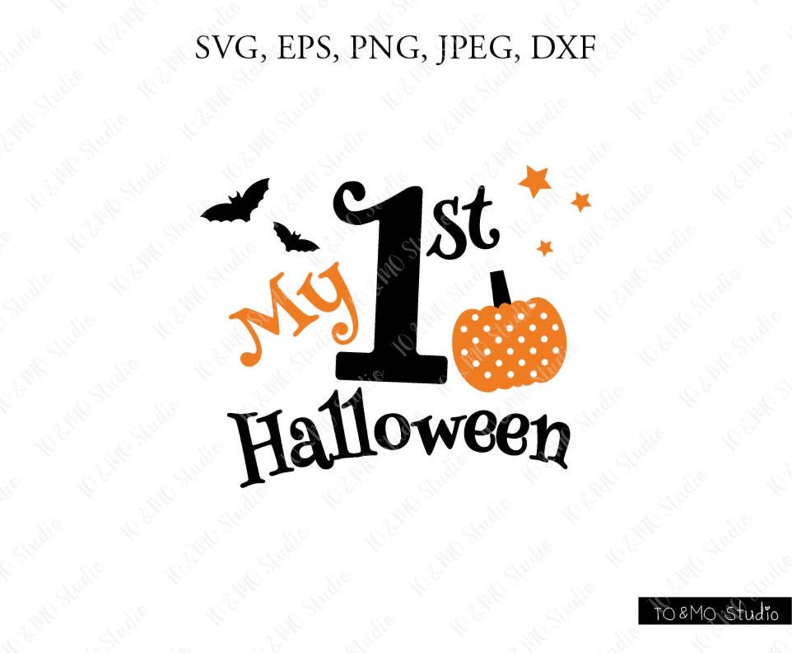My First Halloween SVG Halloween Clip Art Svg Halloween Svg | Etsy