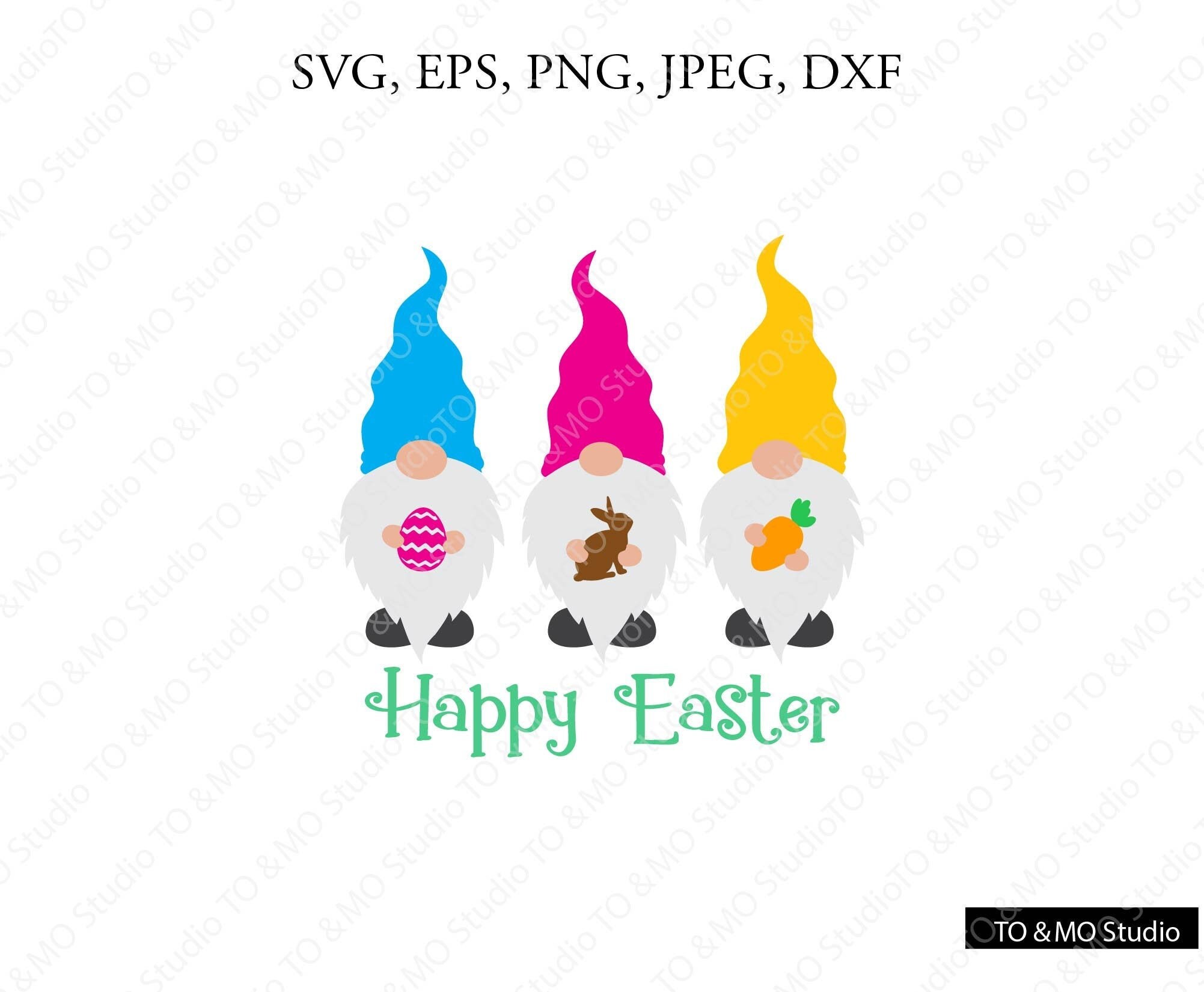 Easter Svg Easter Gnomies Svg Gnomies SVG Gnome SVG Easter | Etsy