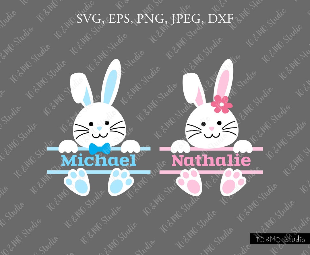 Bunny SVG, Easter SVG, Bunny Split Svg, Cute Bunny Svg, Bunny Face SVG ...