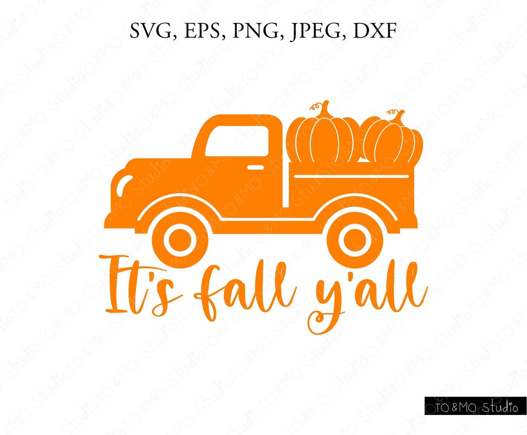 Fall Pumpkin SVG, Fall Truck Svg, Pumpkin Svg, Halloween Svg, Pumpkin ...