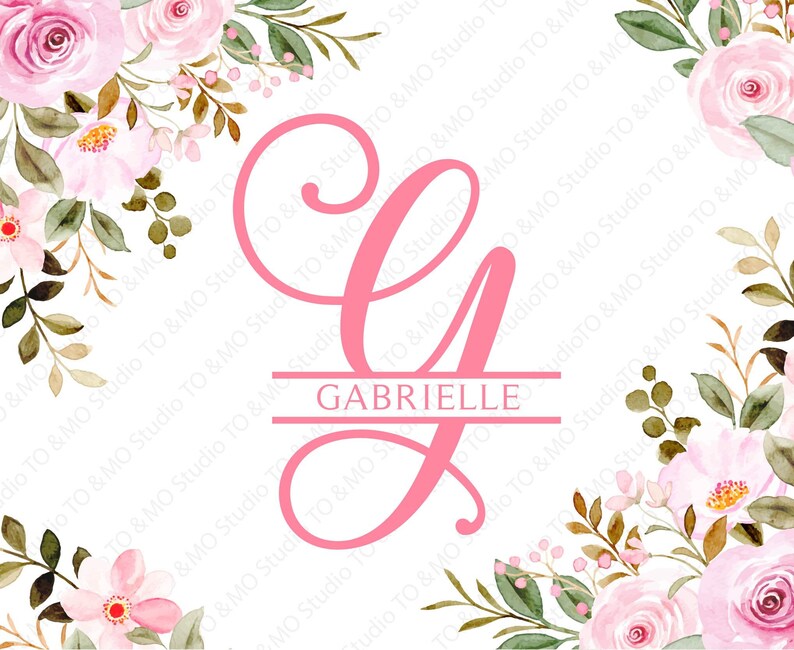 Monogram Svg Monogram Alphabet Svg Monogram Clipart - Etsy