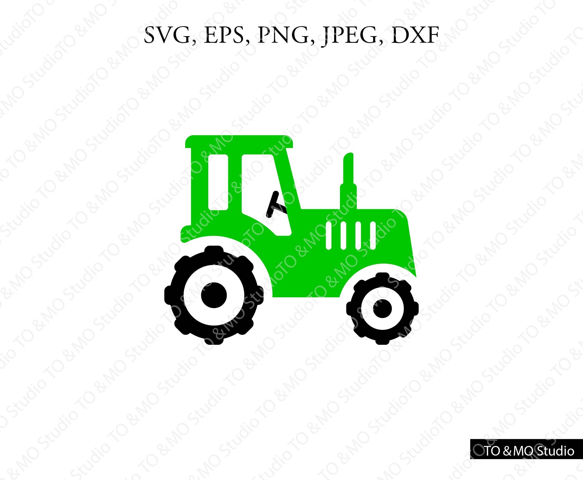 Tractor SVG Tractor Monogram Svg Tractor Clipart Tractor - Etsy UK