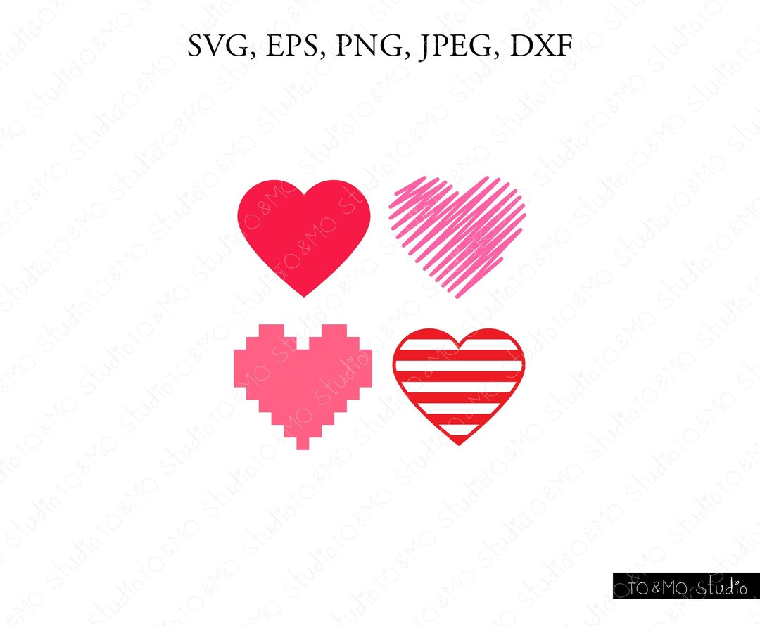 Heart Doodle Svg, Love SVG, Valentine SVG, Love Clipart, Valentine ...