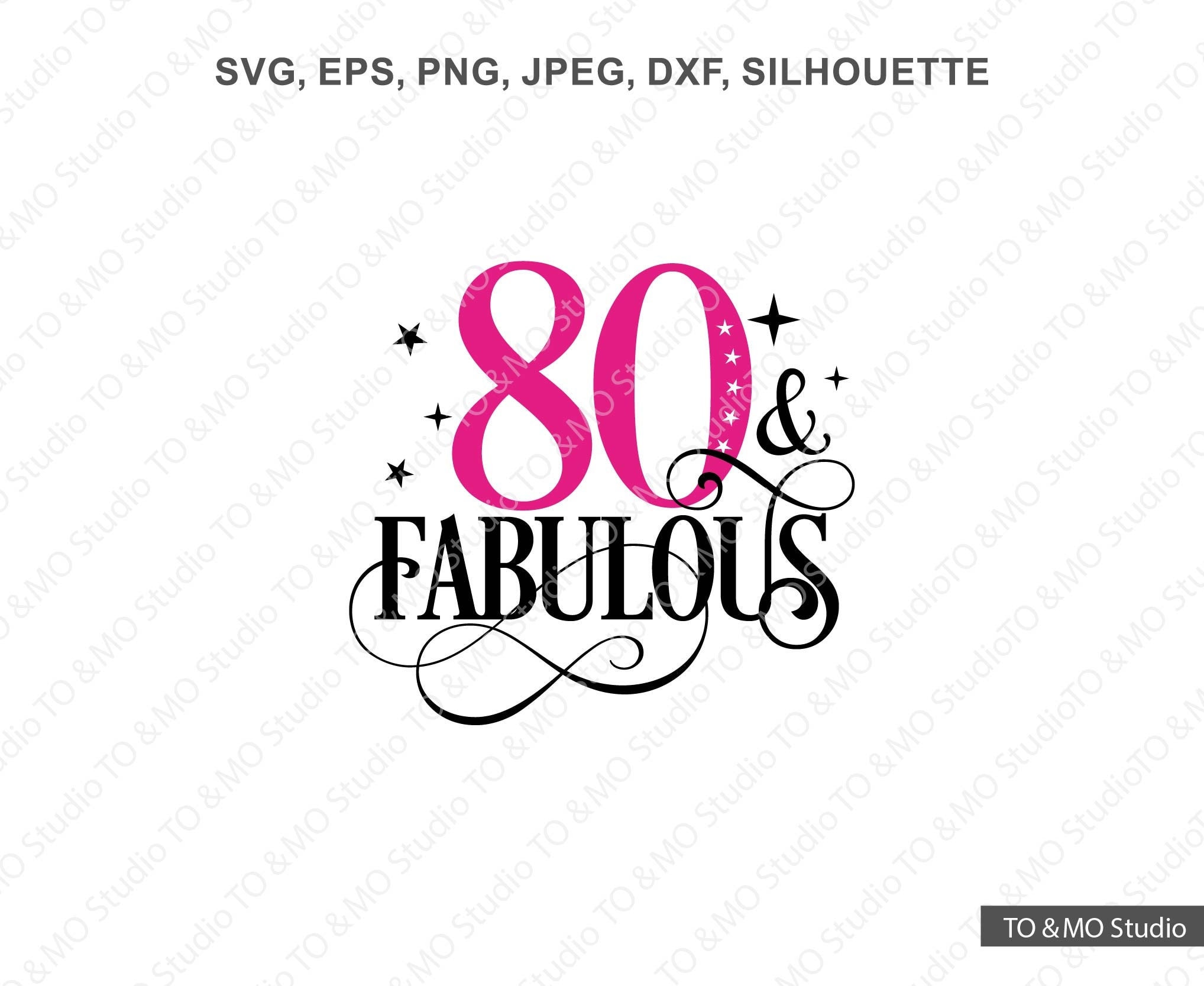 Eighty Birthday SVG 80th Birthday Svg 80th Birthday - Etsy