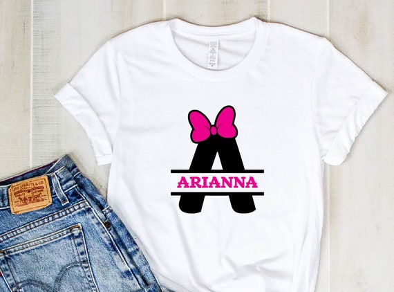 Monogram Svg Girl Monogram Svg Bow Svg Monogram Alphabet | Etsy