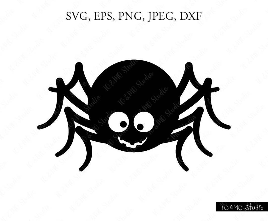 Spider Halloween SVG, Spider Svg, Halloween Svg, Cute Spider Clipart ...