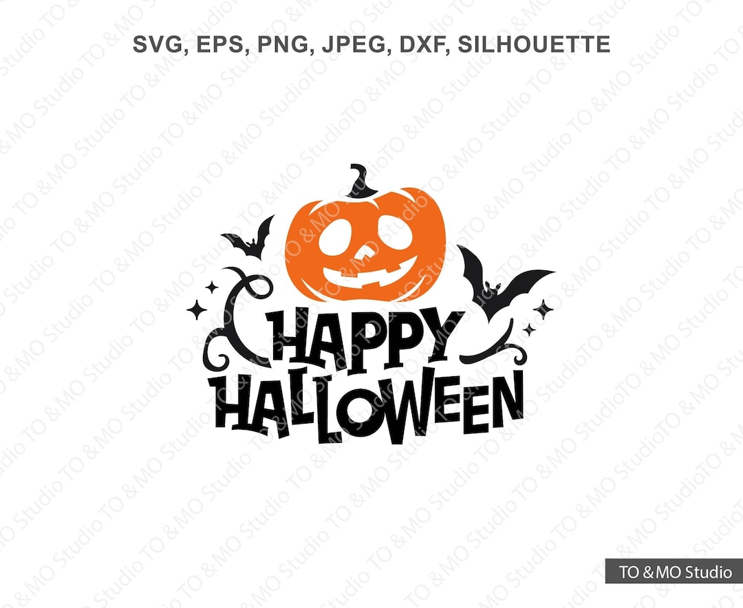 Happy Halloween SVG, Halloween Clipart Svg, Halloween Svg, Halloween ...