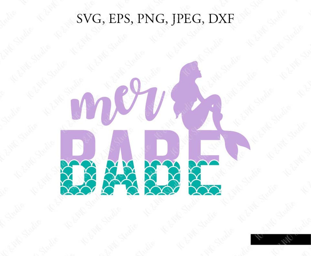 Mermaid SVG, Mermaid Monogram Svg, Mermaid Tail Svg, Merbabe SVG, Sea ...