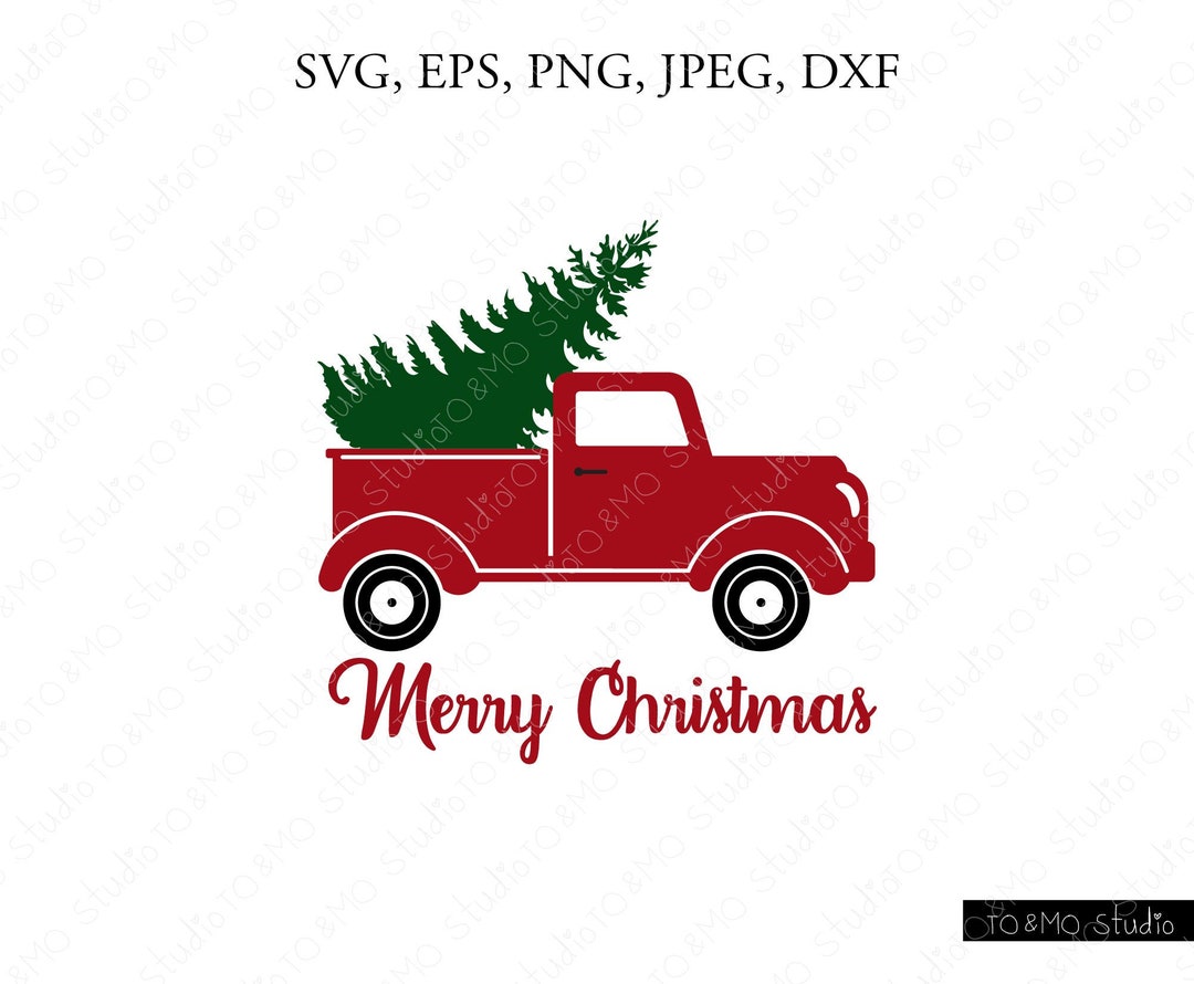 Christmas Truck SVG, Christmas Tree SVG, Christmas SVG, Christmas Truck ...