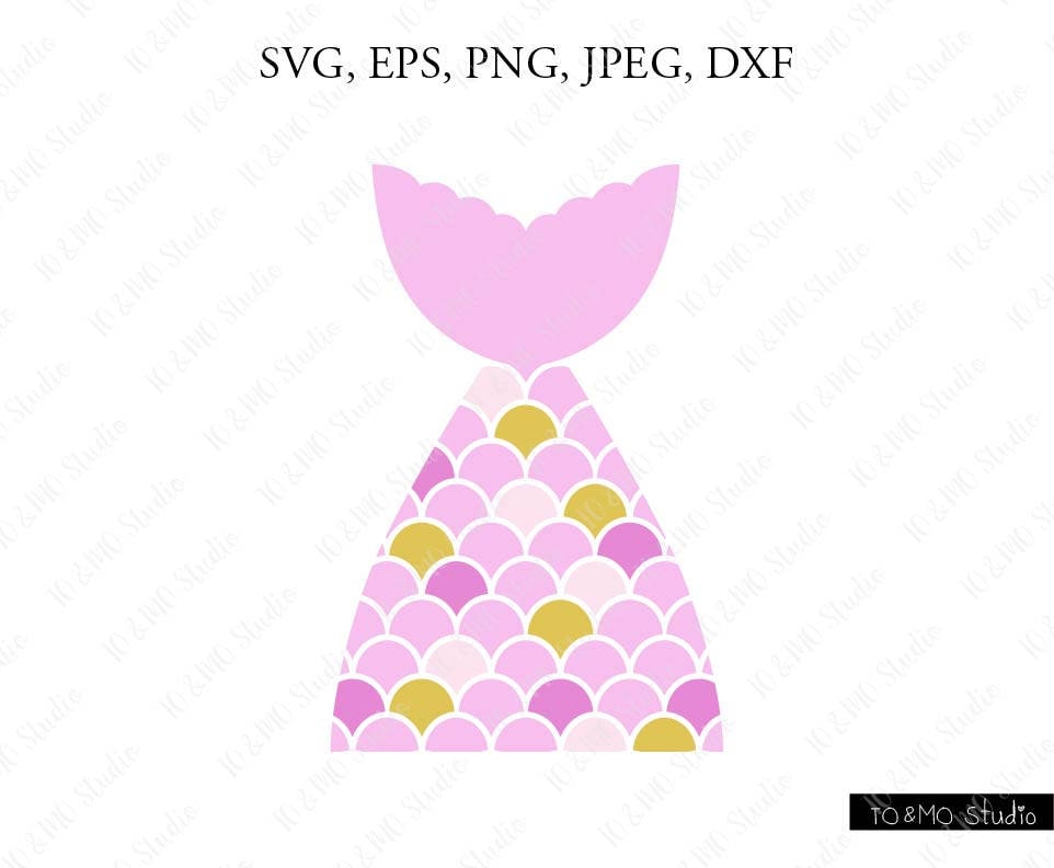 Mermaid SVG, Mermaid Monogram Svg, Mermaid Tail Svg, Sea Mermaid ...