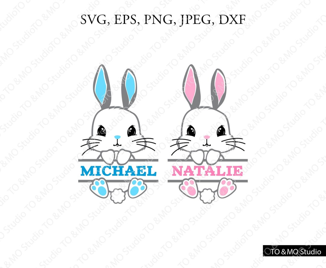 Bunny SVG, Easter SVG, Bunny Split Svg, Cute Bunny Svg, Bunny Face SVG ...