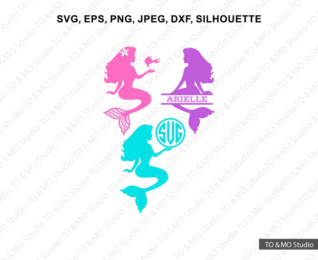 Mermaid SVG, Mermaid Shell Svg, Mermaid Clip Art, Mermaid SVG, Mermaid ...