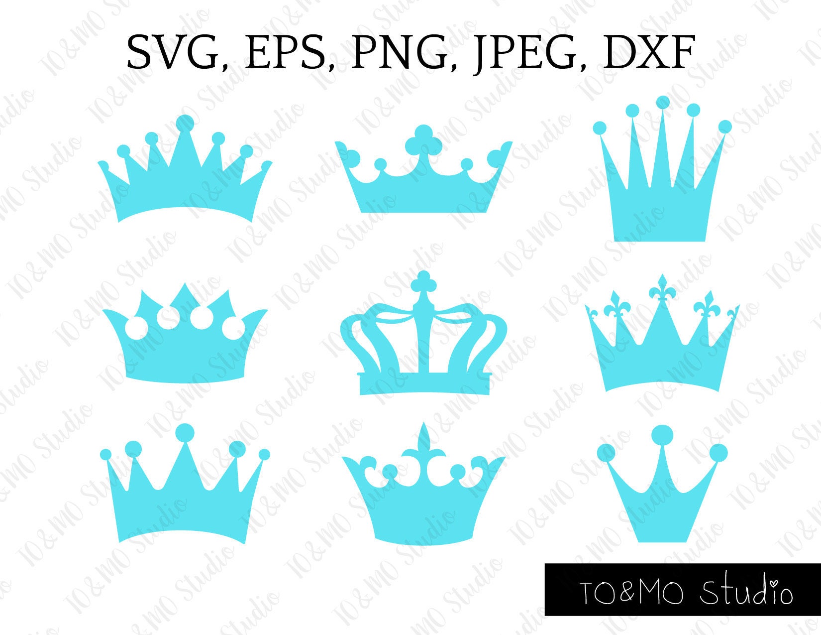 Crown SVG Crown Clipart Crown Princess SVG SVG Files - Etsy