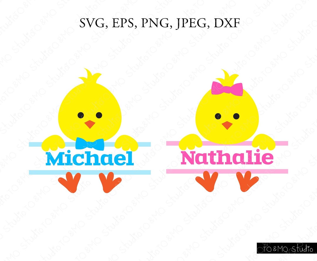 Easter SVG, Easter Chick Svg, Chick Svg, Cute Chick Split Svg, Cute ...