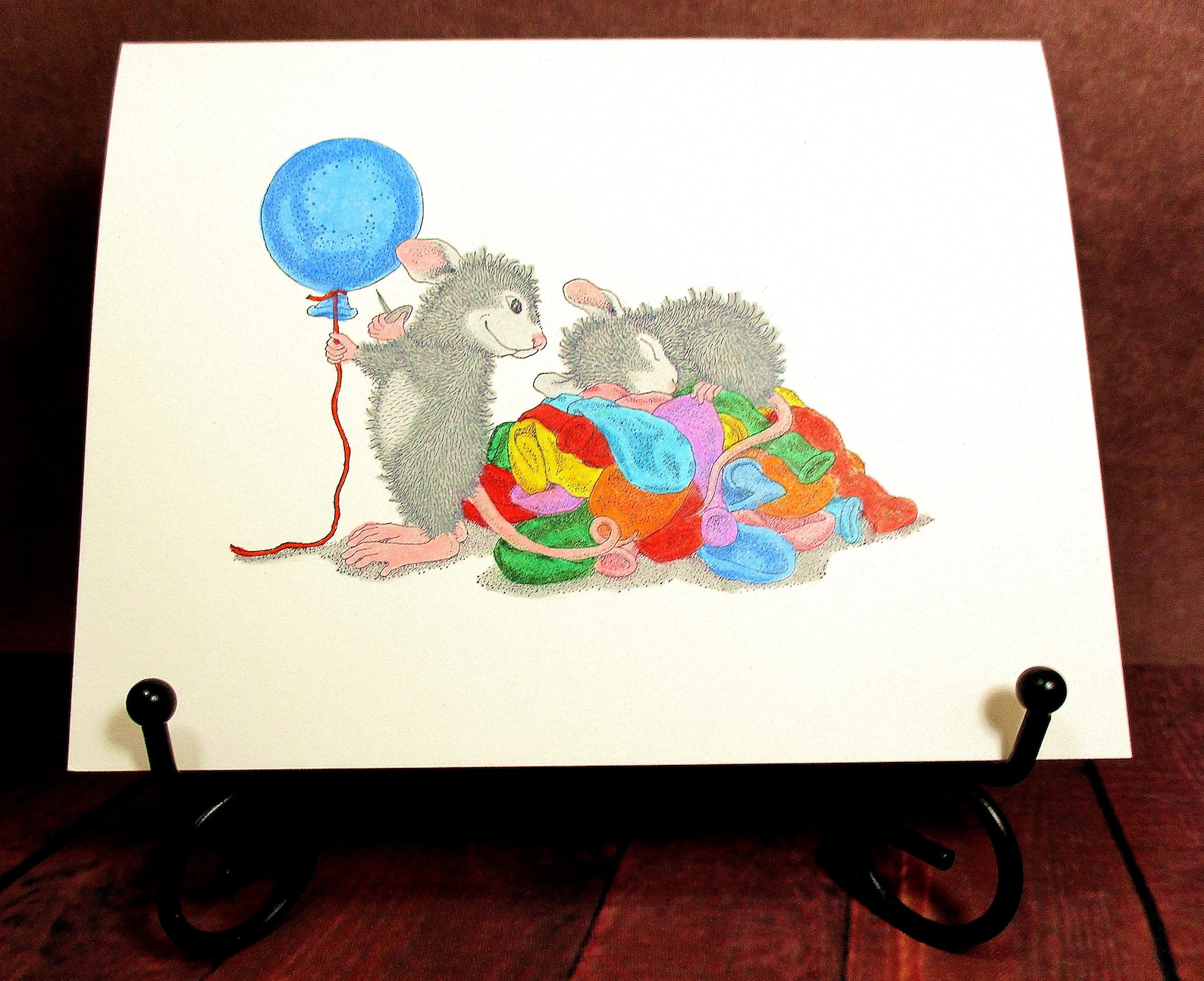 House-mouse Designs® Happy Birthday Greeting Card: Add a Greeting or ...