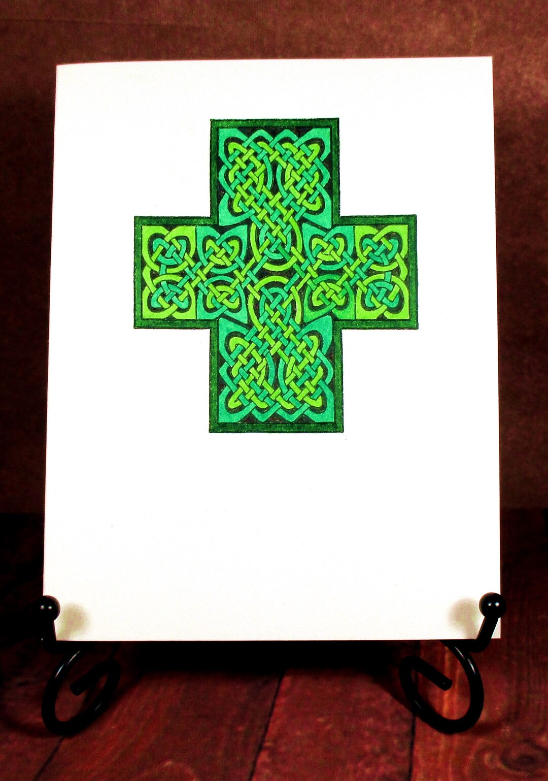 Celtic Cross Card: Add a Greeting or Leave Blank - Etsy