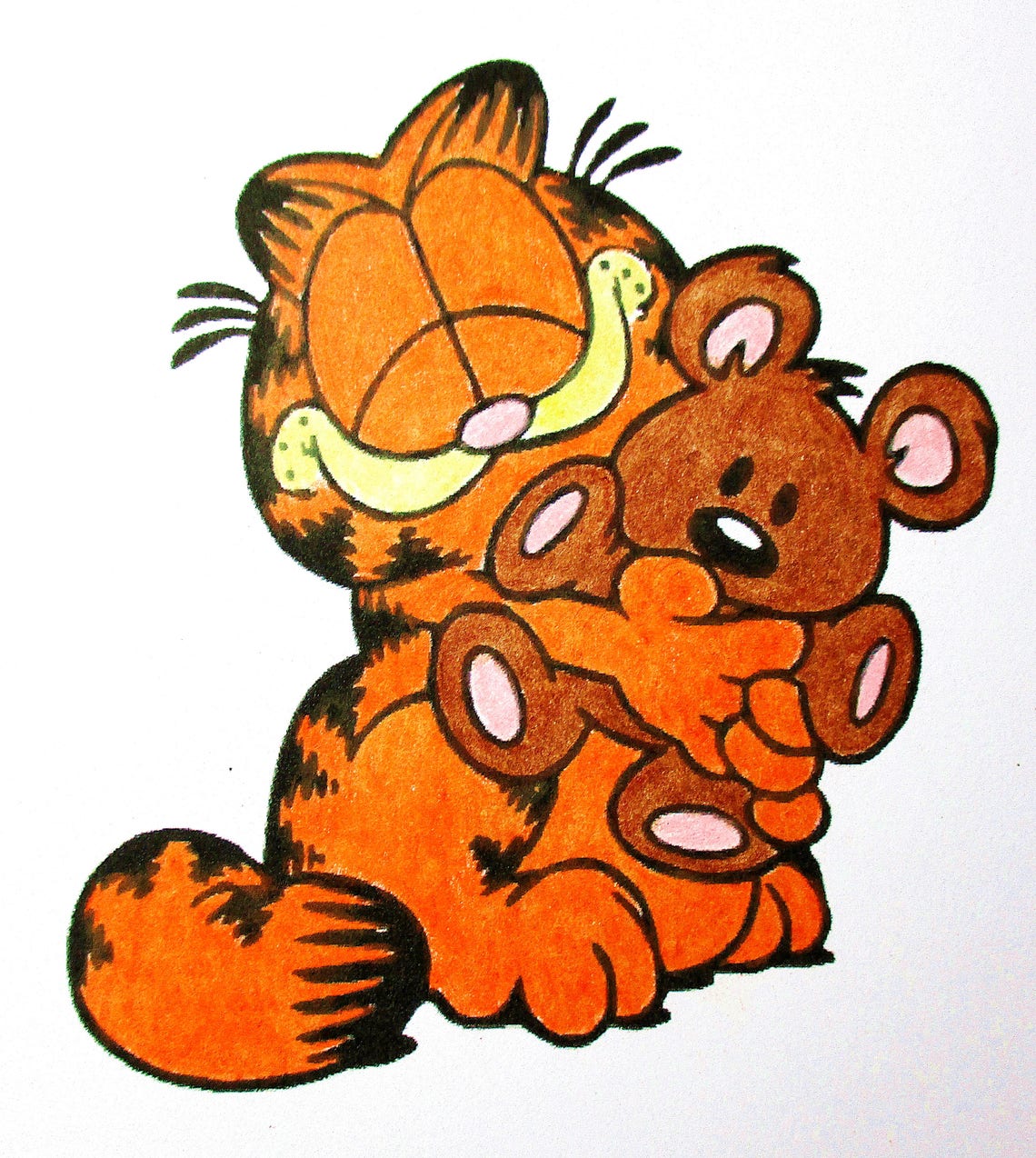 Garfield and Pooky Card: Add a Greeting or Leave Blank - Etsy