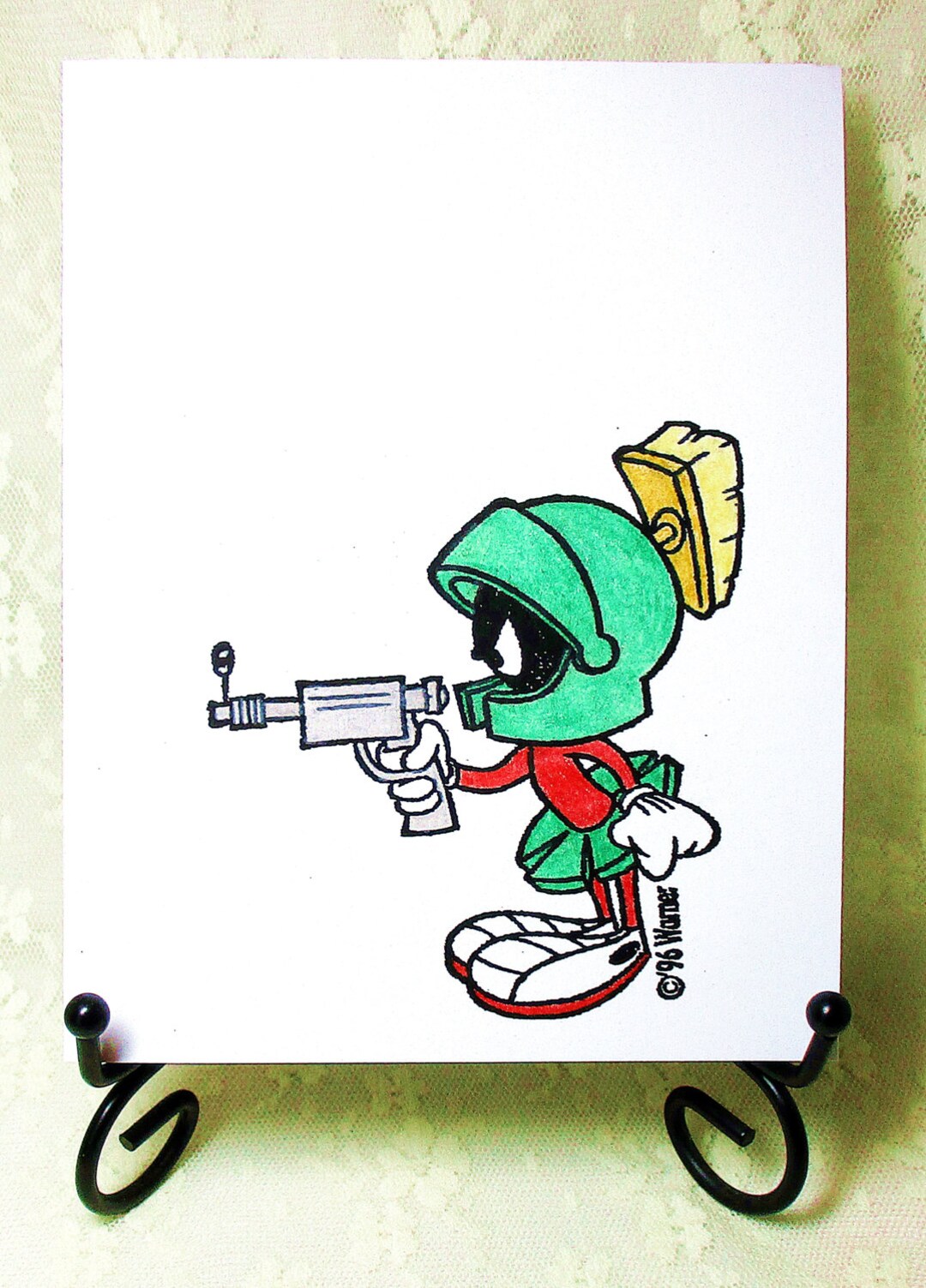 Marvin the Martian Card: Add a Greeting or Leave Blank - Etsy