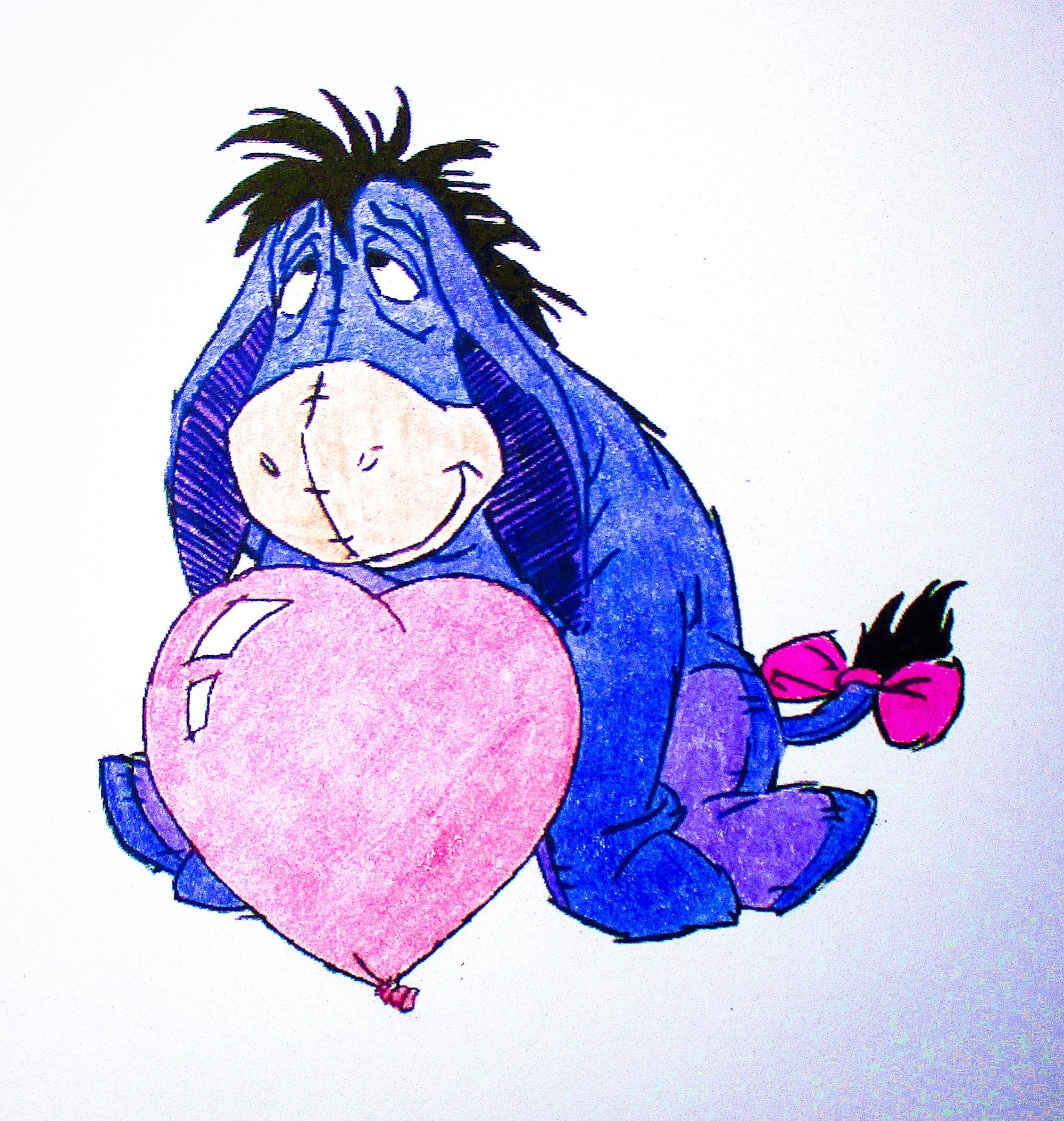 Eeyore Love Card: Add a Greeting or Leave Blank - Etsy