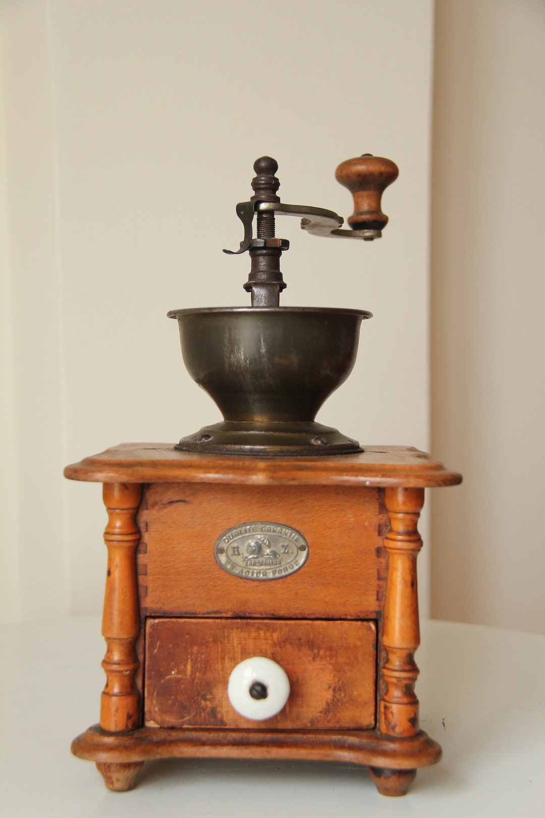 Antique German Coffee Grinder Zassenhaus. Model Belge - Etsy