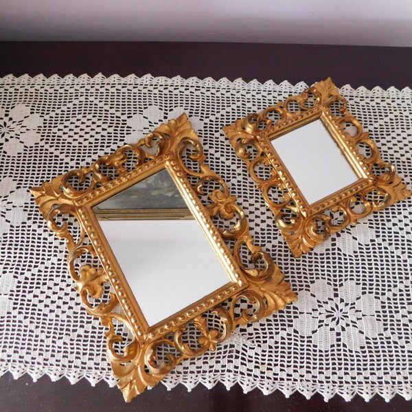 Gold Mirror Small - Etsy