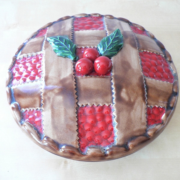 Ceramic Pie Dish - Etsy