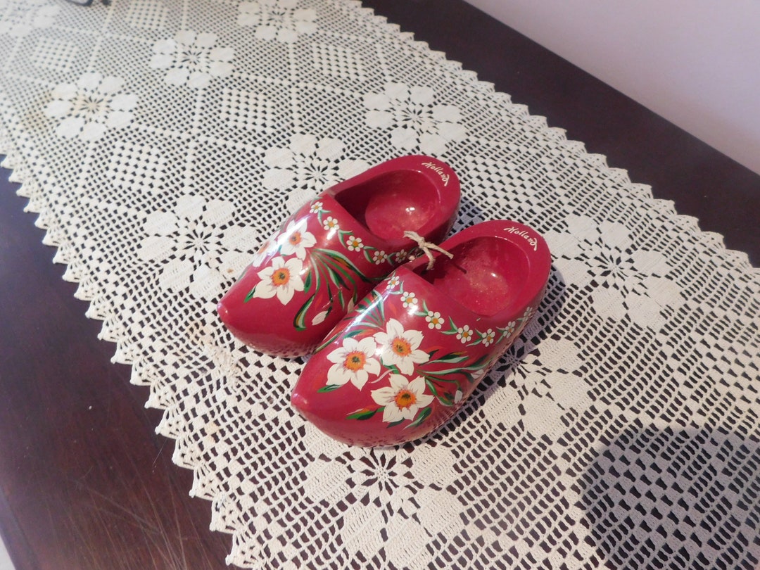 Dutch Hand-painted Wooden Clogs - Etsy