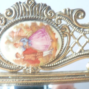 Ornate Gold Filigree Vanity Set - Large Vanity Mirror Tray - Perfume ...