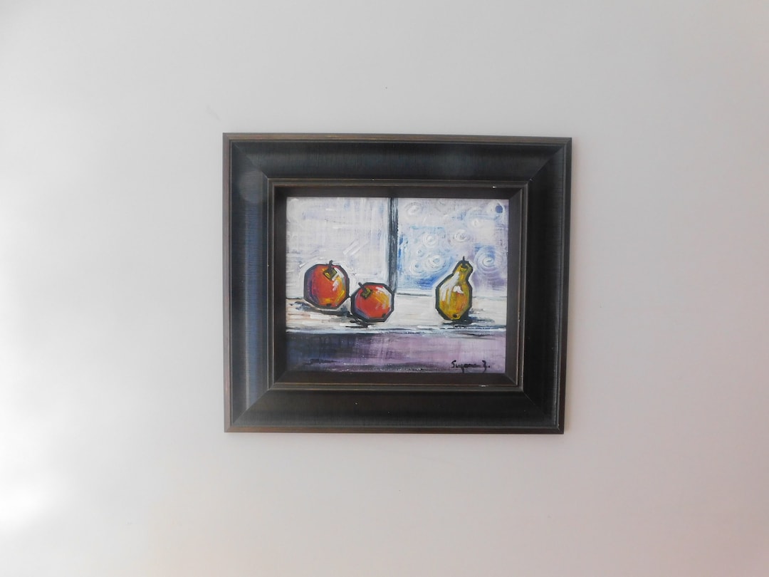 Original Framed Still Life Painting - Etsy