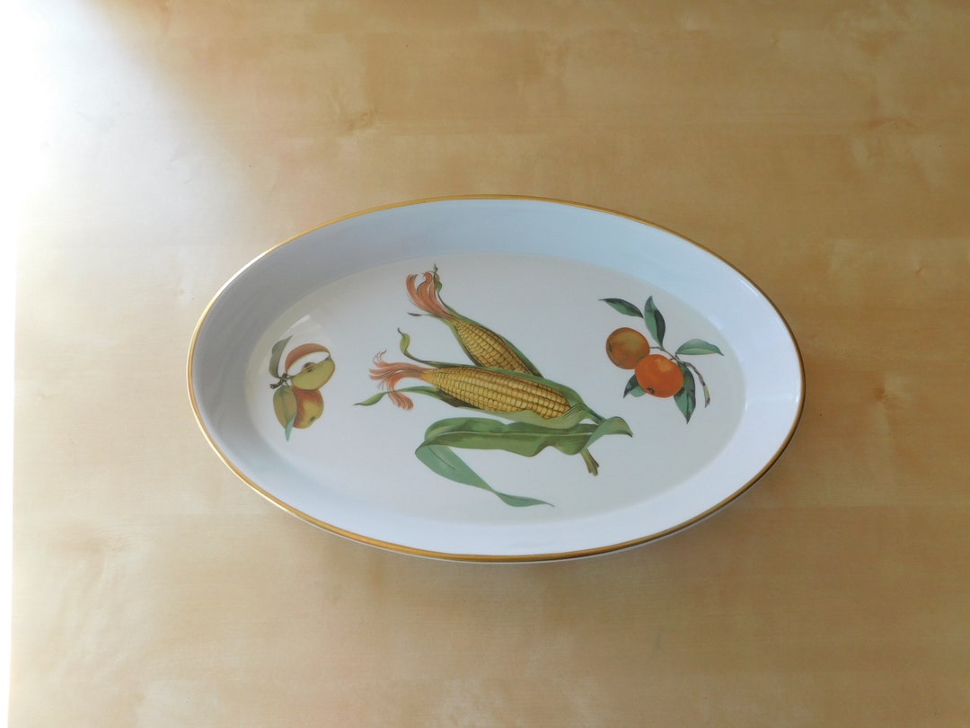 Royal Worcester Evesham Oval Casserole Dish - Oven to Table Ware ...
