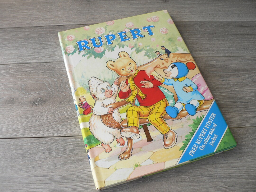 Vintage the Rupert Annual Children's Book - English Kids Book - Etsy