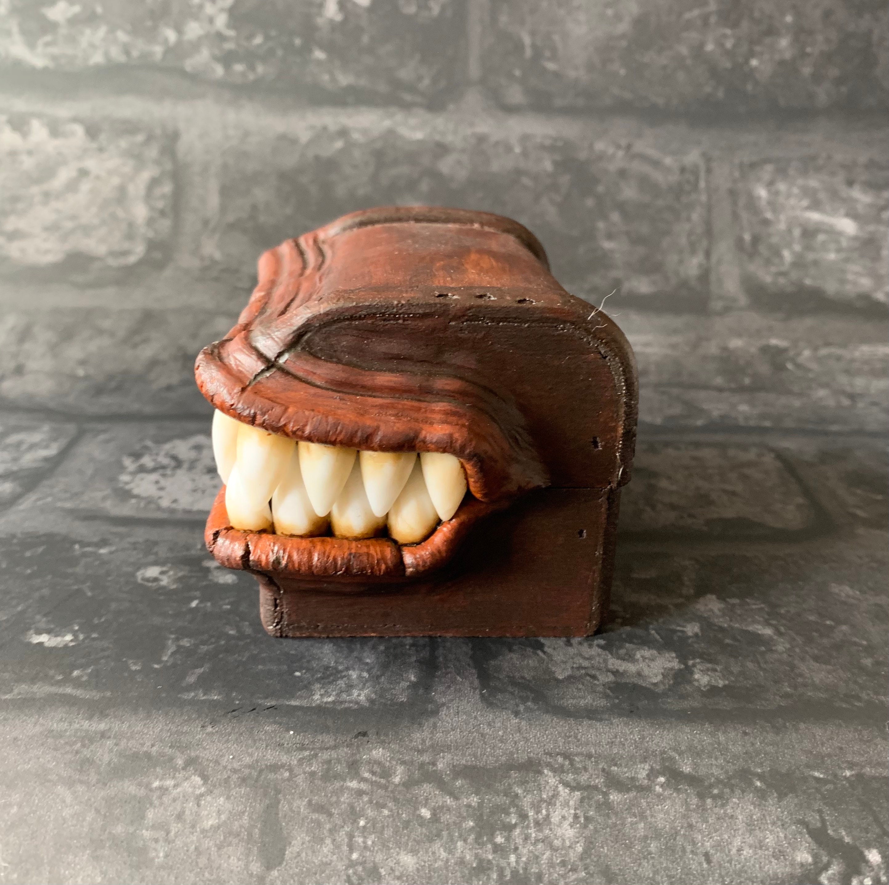 Small Mimic Chest. D&D Dice Box. Fantasy Monster RPG Storage - Etsy