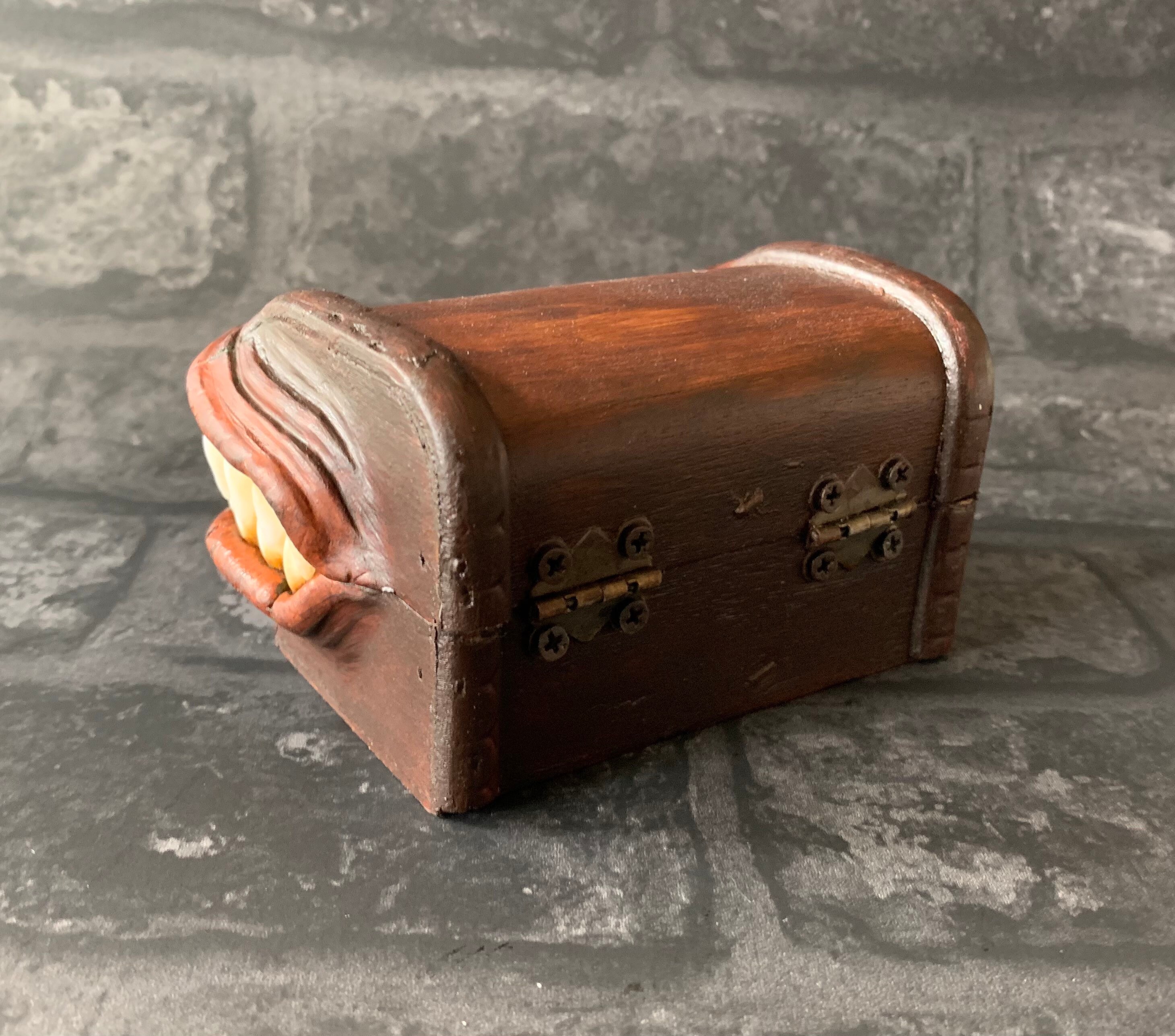 Small Mimic Chest. D&D Dice Box. Fantasy Monster RPG Storage - Etsy